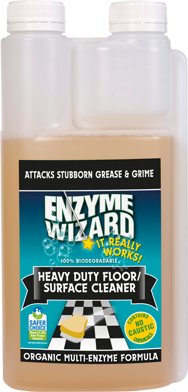 Heavy Duty Floor/Surface Cleaner – EnzymeWizard