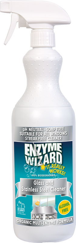 Glass and Stainless Steel Cleaner – EnzymeWizard