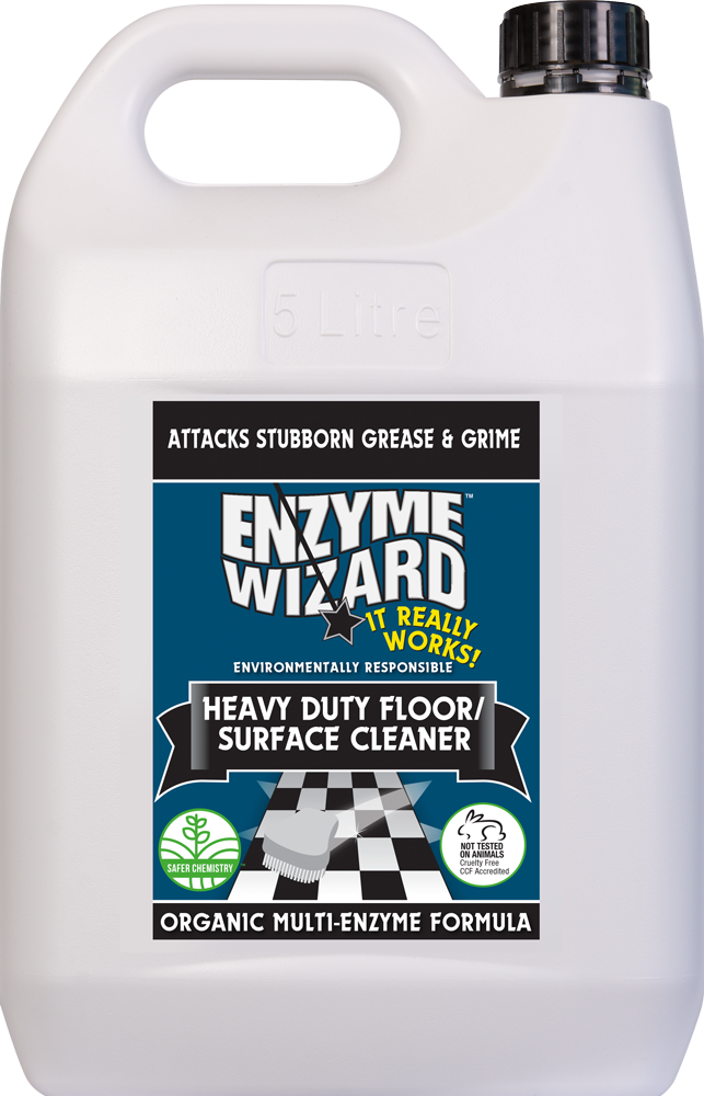 Heavy Duty Floor/Surface Cleaner – EnzymeWizard