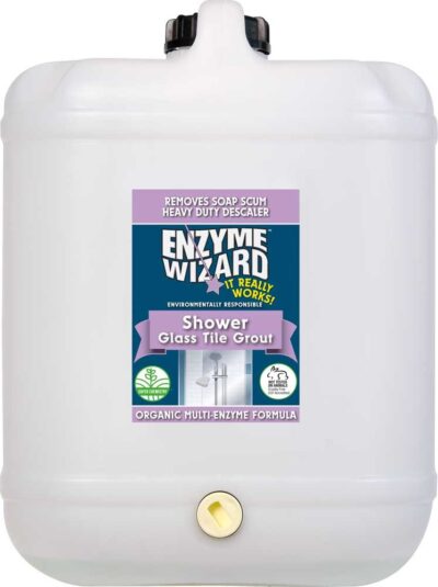 Shower – Glass Tile Grout – EnzymeWizard